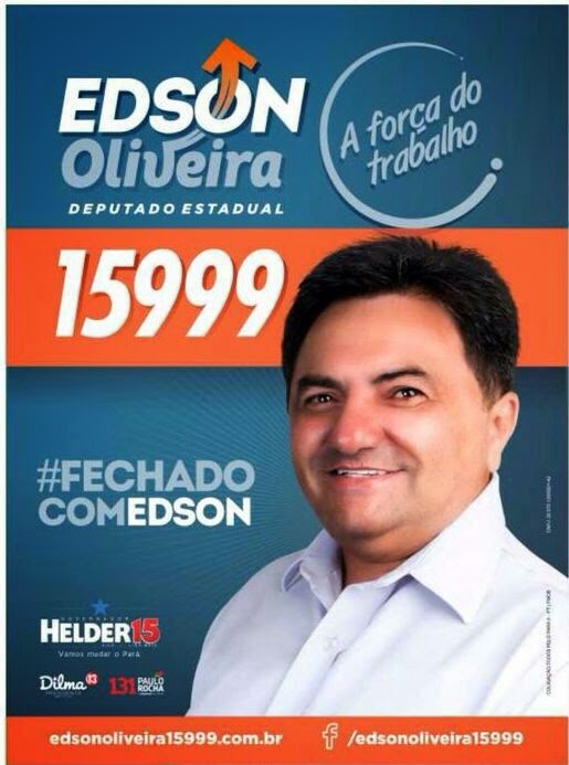 Edson Oliveira é o 11º mais citado no Pará em pesquisa